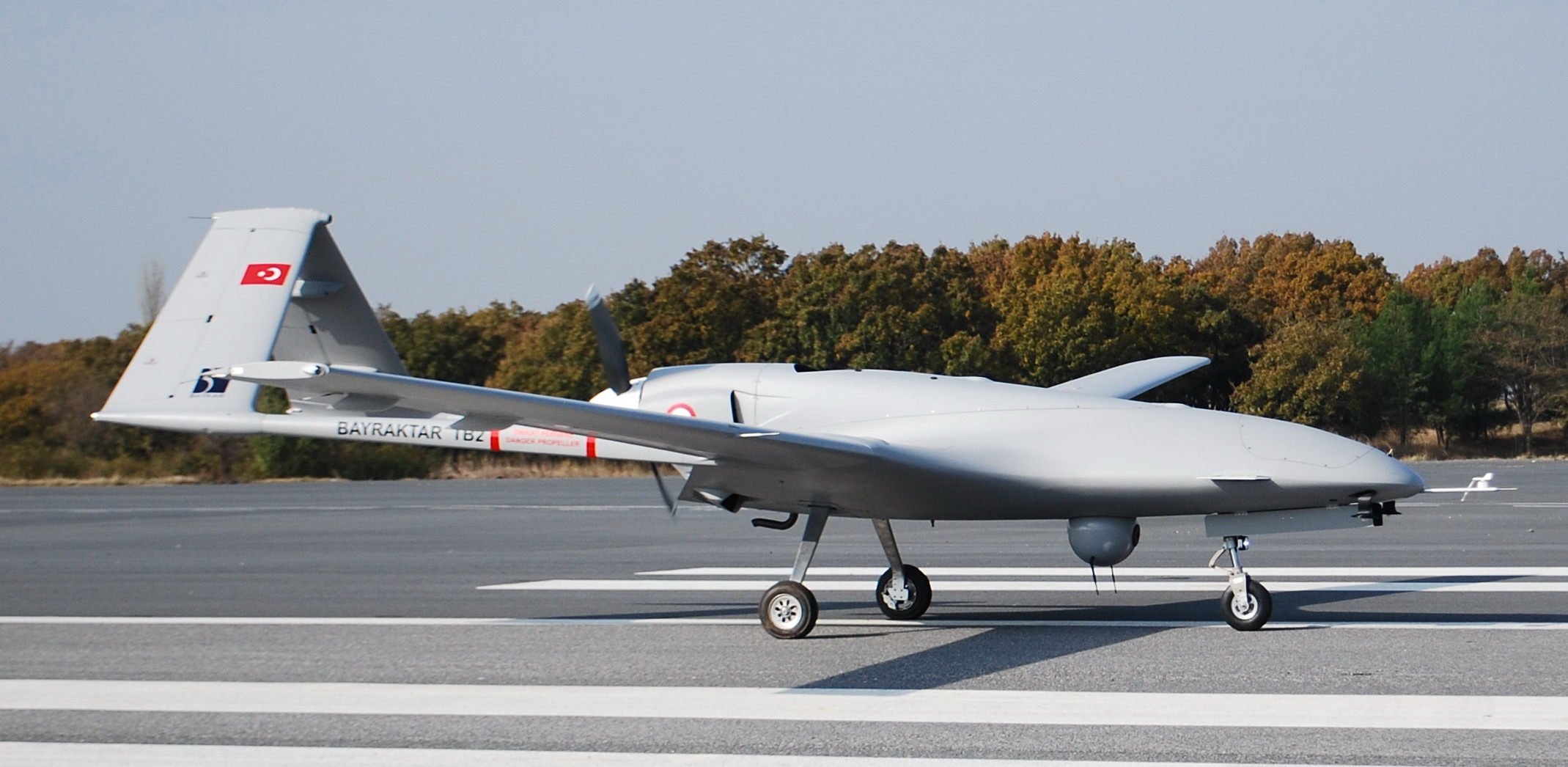 Pierwszy zestaw dronów Bayraktar TB2 trafił do Polski, zostaną przekazane do bazy w Mirosławcu