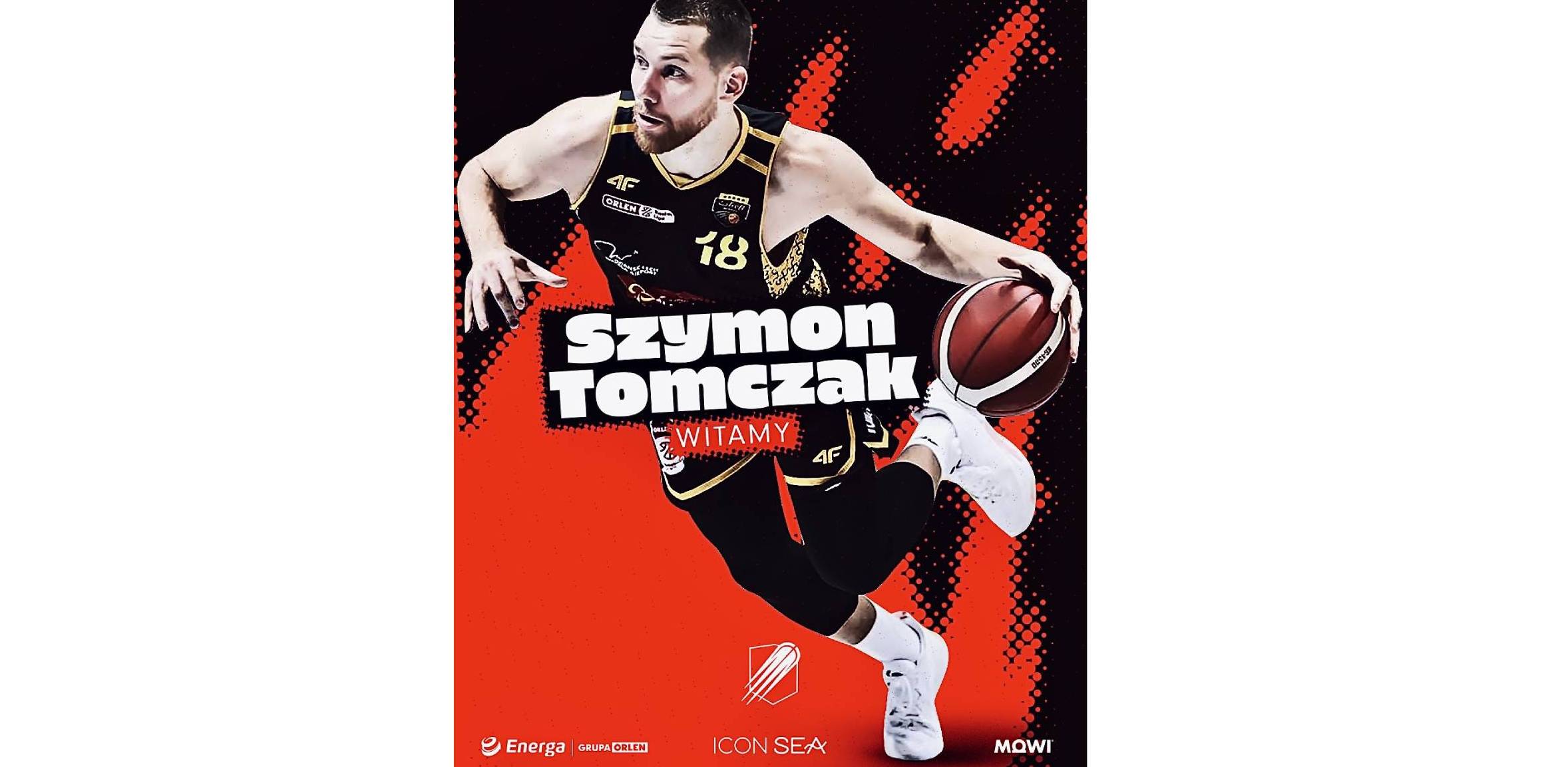 Szymon Tomczak nowym koszykarzem Icon Sea Czarni Słupsk