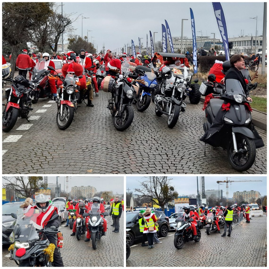 Tysiące rozgrzanych silników i gorących serc. Mikołaje na Motocyklach ...