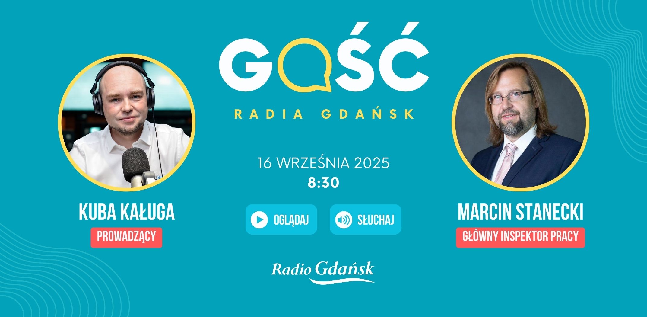 Gościem Radia Gdańsk we wtorek będzie Marcin Stanecki, Główny Inspektor ...